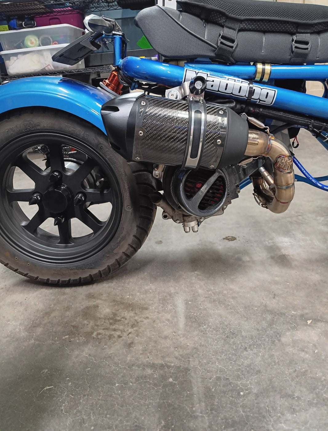 GY6 Exhaust system – Rolling Wrench