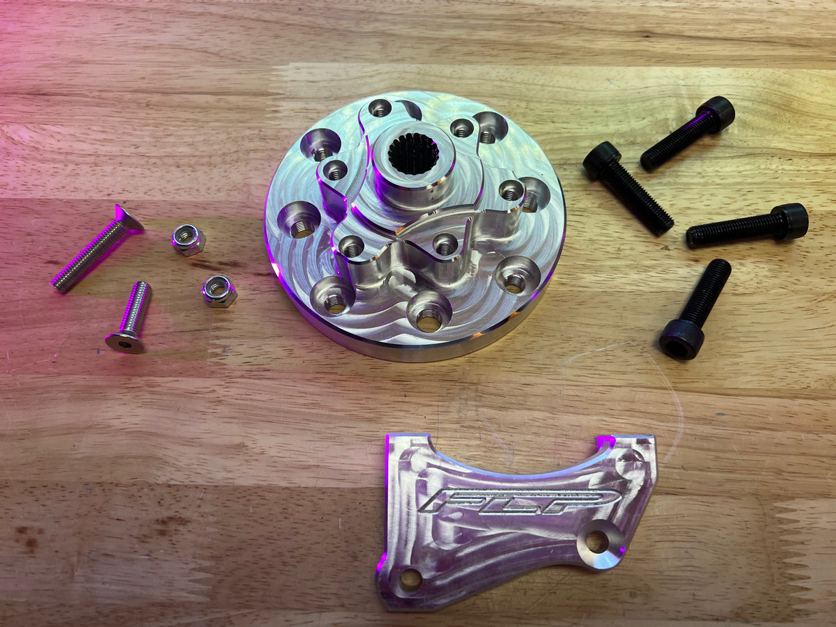 Billet GY6 Disk Brake Hub and Bracket Only - FLP – Rolling Wrench
