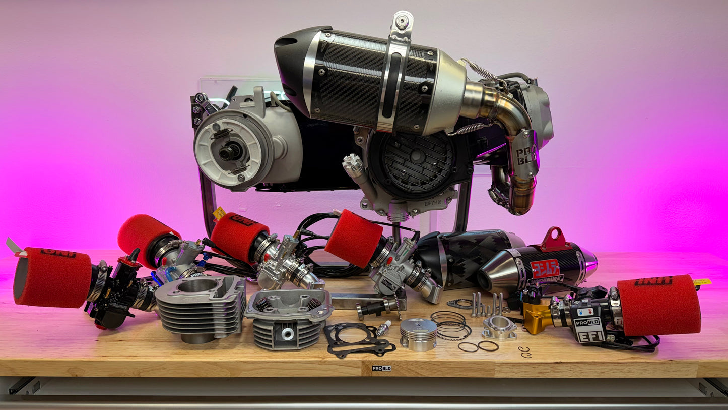 GY6 Stage 3 Engine Package - 172cc - Fuel Injection – Rolling Wrench