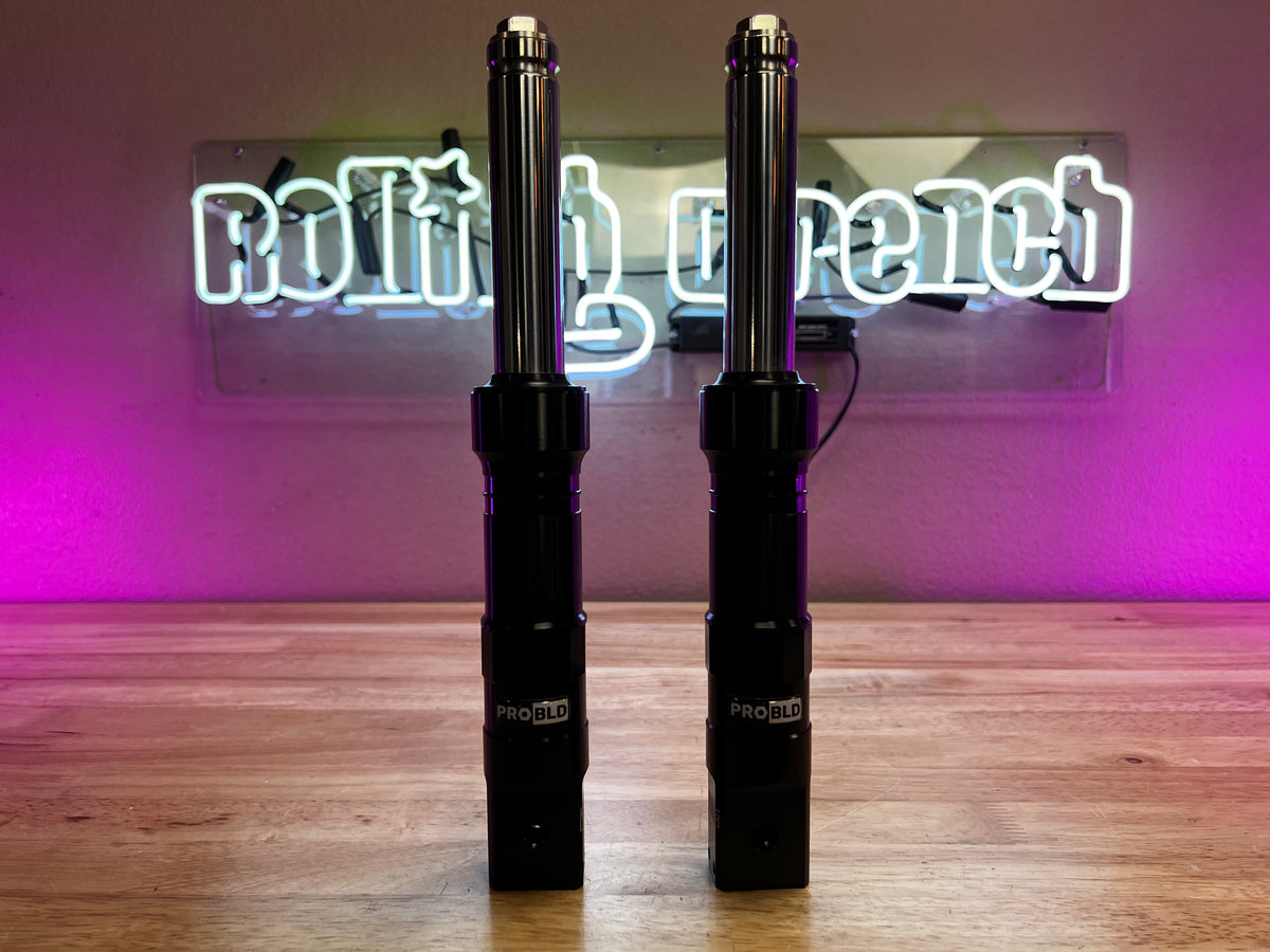 Honda Ruckus / Metro Lowered Stance Forks - For Stock Wheel / Drum Bra ...