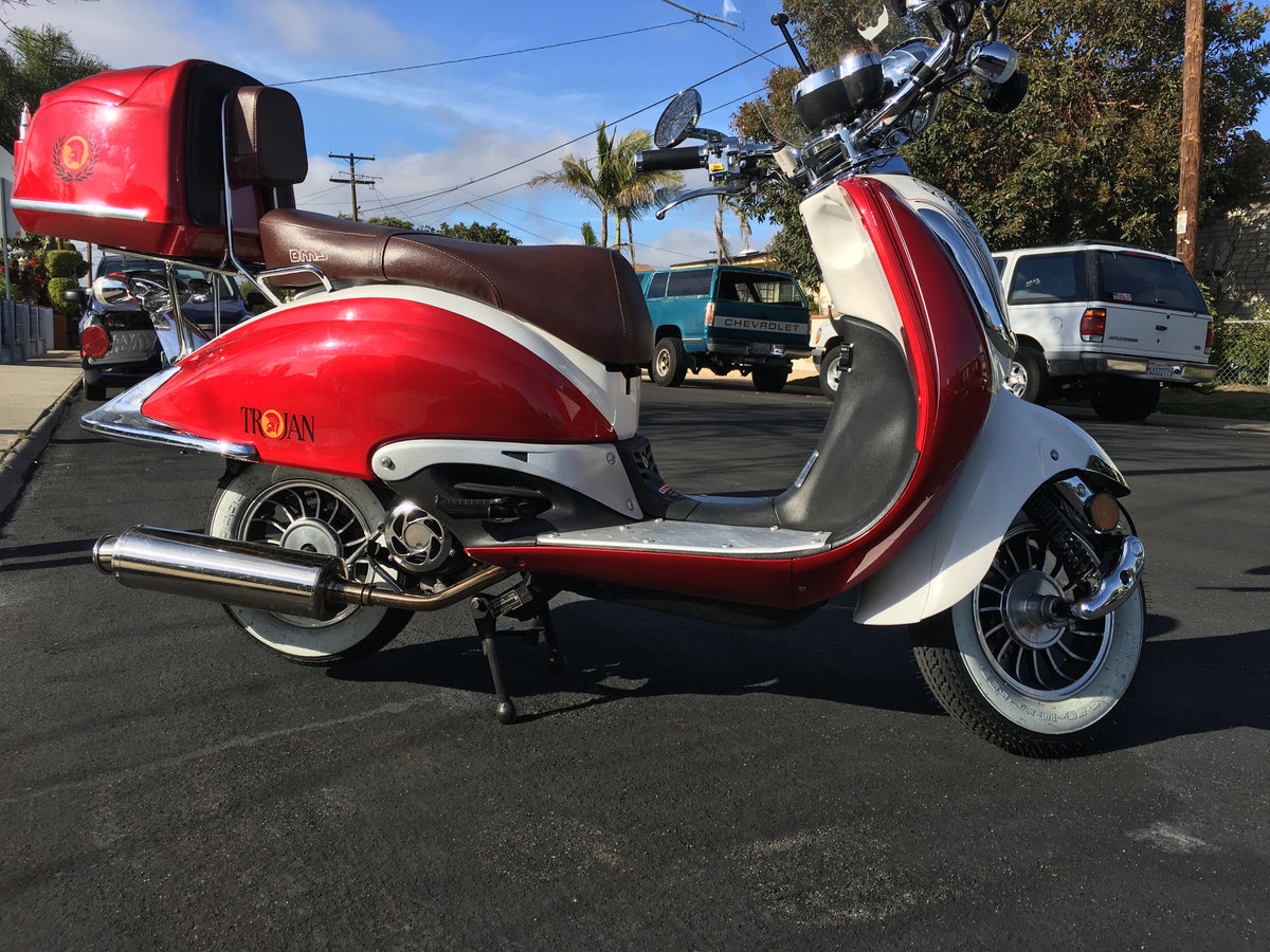 Retro Classic GY6 Performance Exhaust Pipe – Rolling Wrench